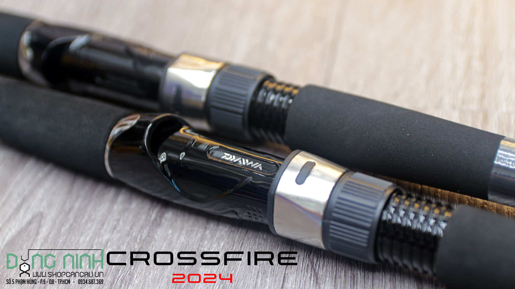 Cần câu Daiwa Crossfire - NEW!!2024